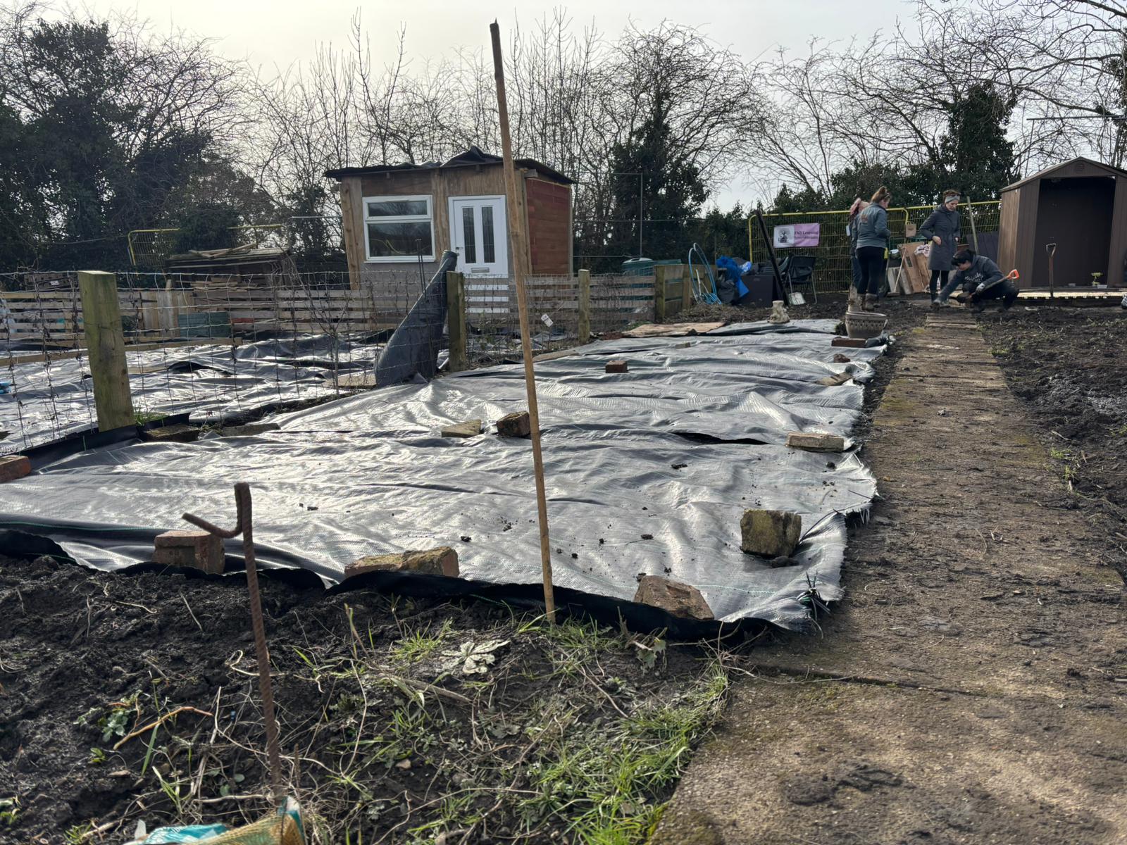 Half Term Break Allotment Clean Up | FAB Learning